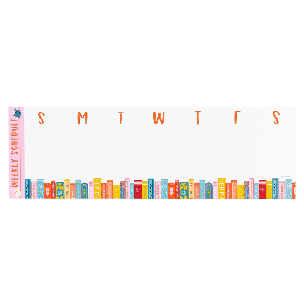 Book Stack Weekly Notepad – Ava Wray Boutique